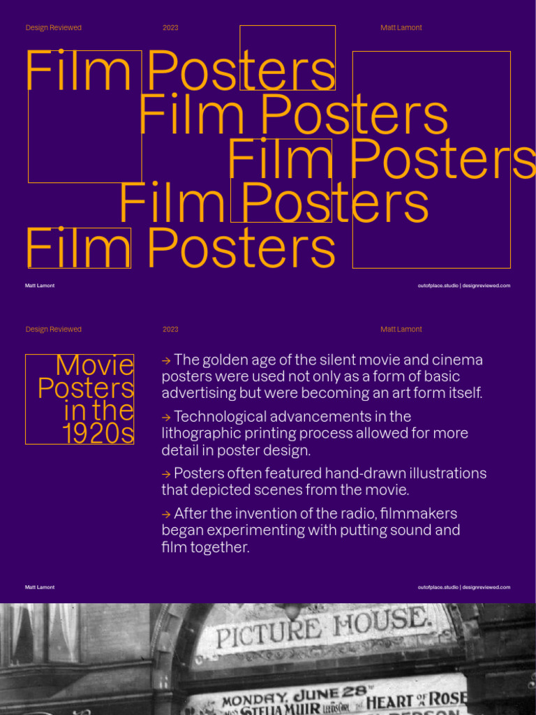 Design Reviewed Film Posters | PDF | Poster | Communication Design