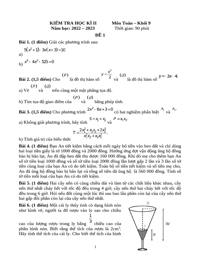 De Tham Khao Hkii K9 2022 2023 | PDF
