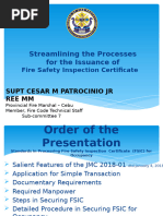 New BFP Citizen Charter FSEC PDF | PDF | Fire Safety | Receipt