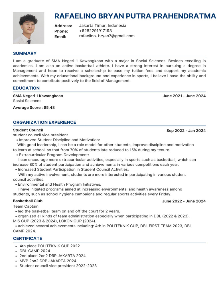 CV Rafaelino Bryan - 20240729 - 110923 - 0000 | PDF