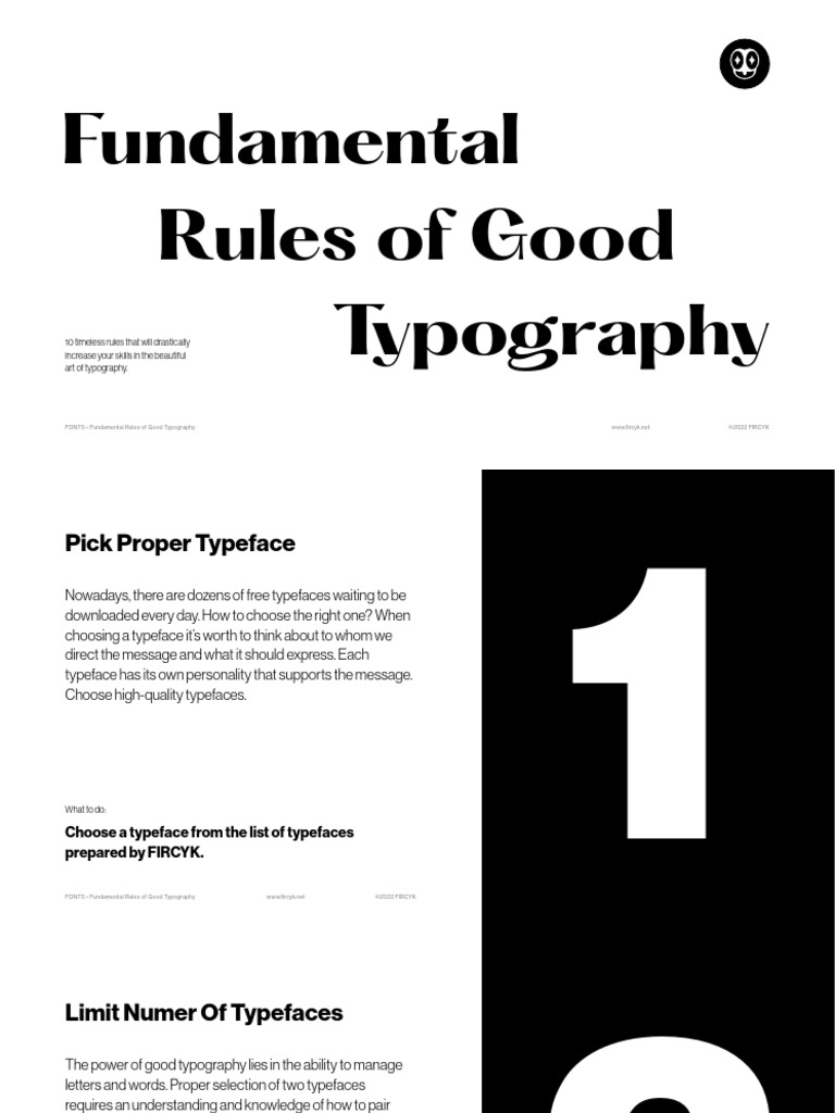 02. FONTS - Fundamental Rules of Good Typography | PDF | Typography ...