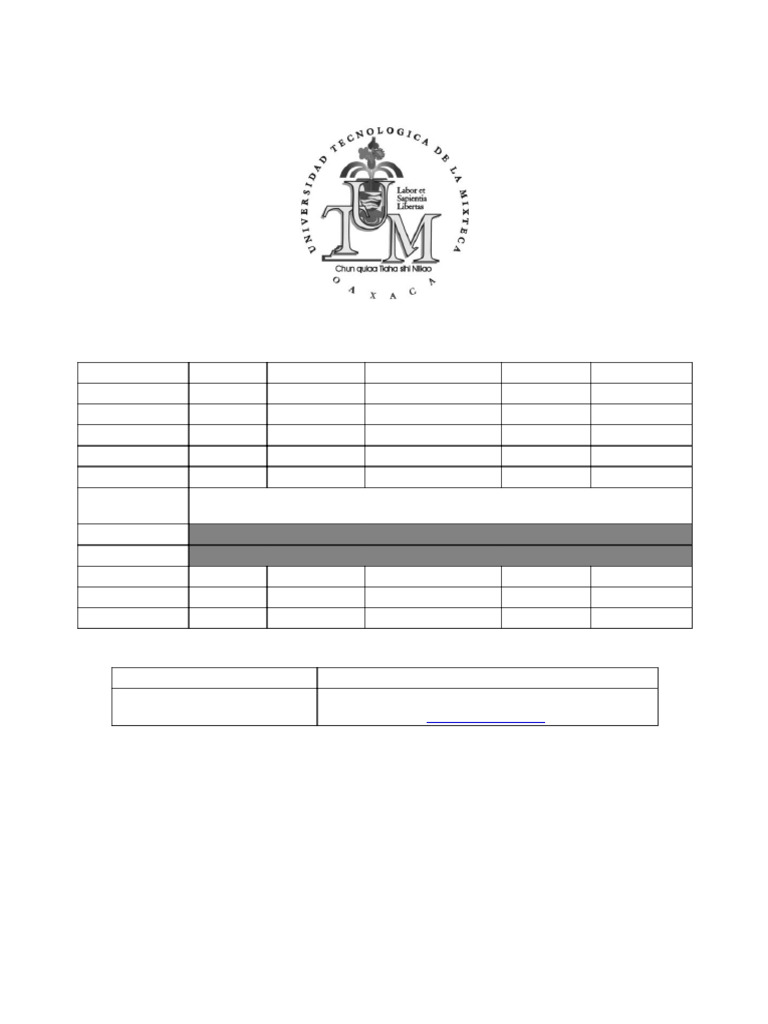 Horario Seminario de Tesis II UTM | PDF