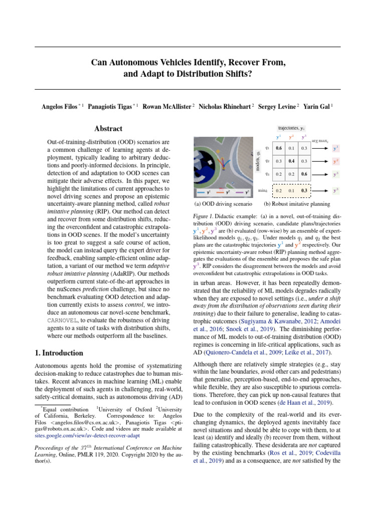 Identify, Recover From, and Adapt To Distribution Shifts | PDF | Applied Mathematics ...