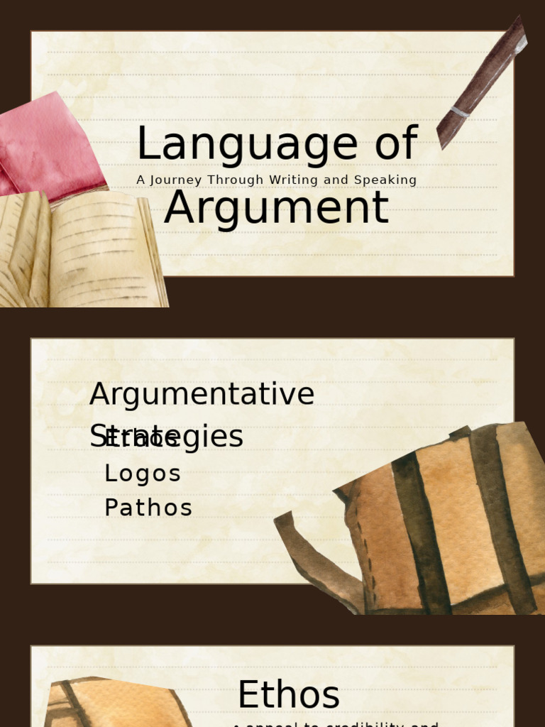 Language of Argumentative | PDF