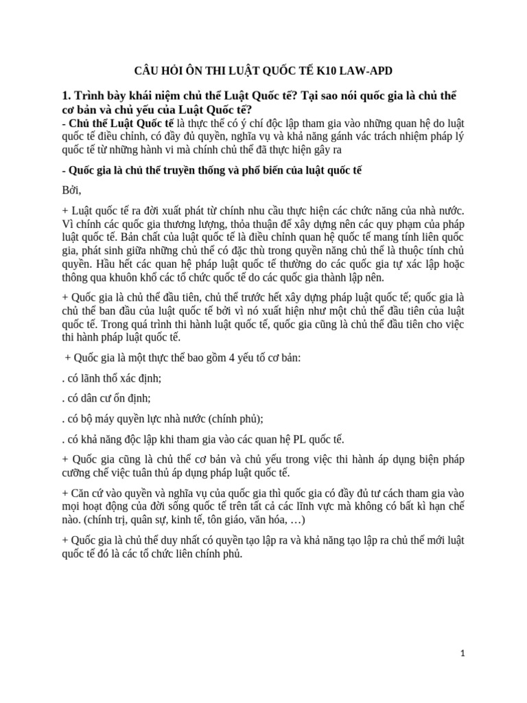 Ôn Tập CPQT | PDF