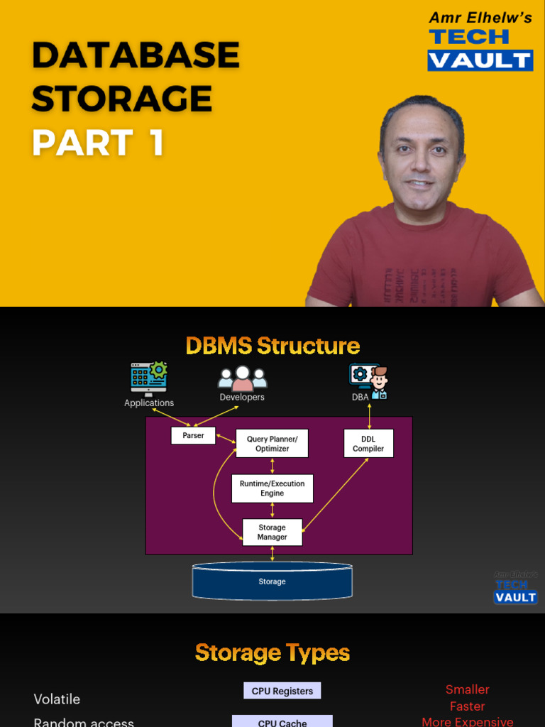 TechVault_Database_Storage_Part1 | PDF | Computer Data Storage | Cache (Computing)
