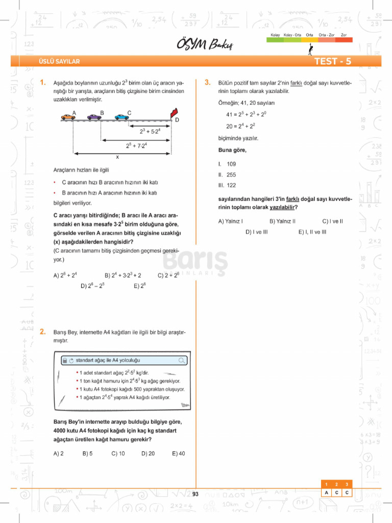 TYT MATEMAT陌K SORU BANKASI BARI艦 YAYINLARI-sayfalar-99 | PDF