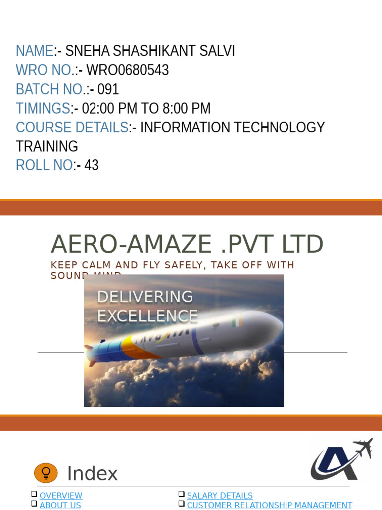 Aero Amaze | PDF | Innovation | Market (Economics)