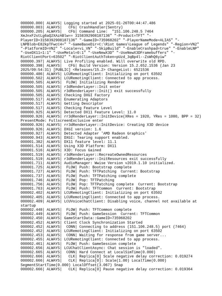 2025-01-26T00-44-47_r3dlog | PDF | Computing | Computer Hardware