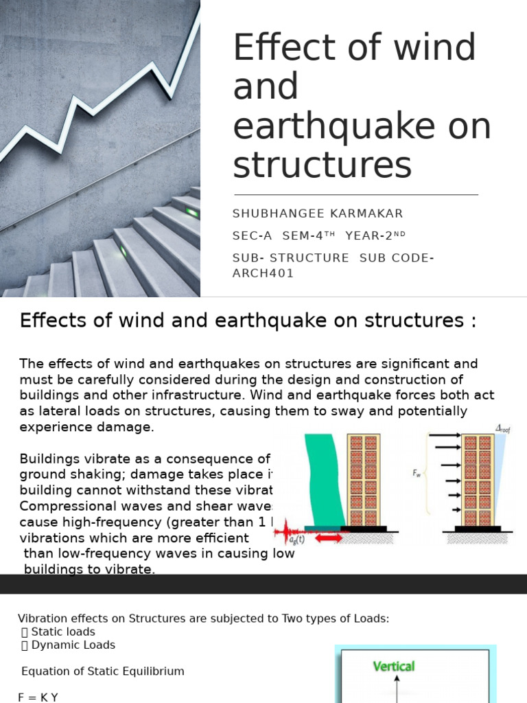 Wind and Earthquake Impact on Structures | PDF | Waves | Force