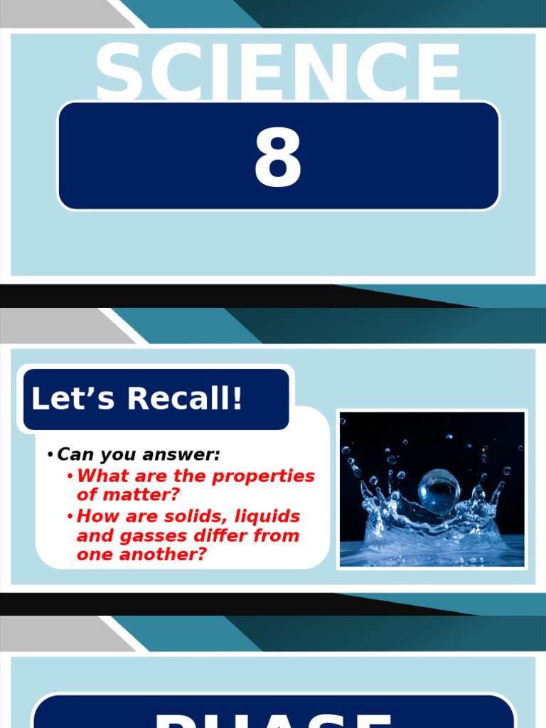 Q3 Lesson 2 Phase Changes | PDF