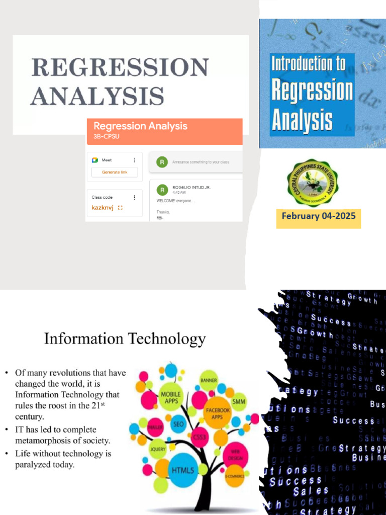 Introduction To Regression Analysis | PDF