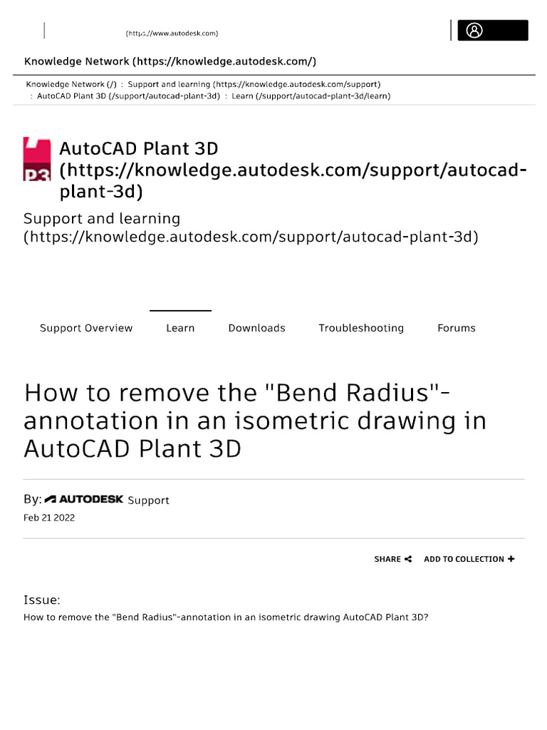 How To Remove The - Bend Radius - Annotat.. | PDF