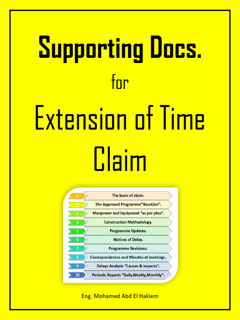 Extension of Time Claim | PDF