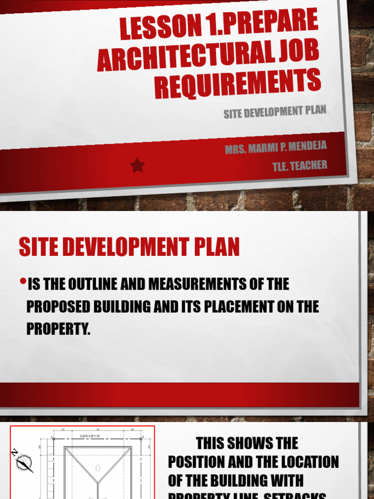 Site Development Plan | PDF | Sidewalk | Building Code