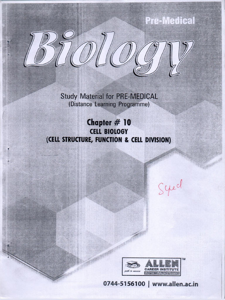 Biology CH 10 | PDF