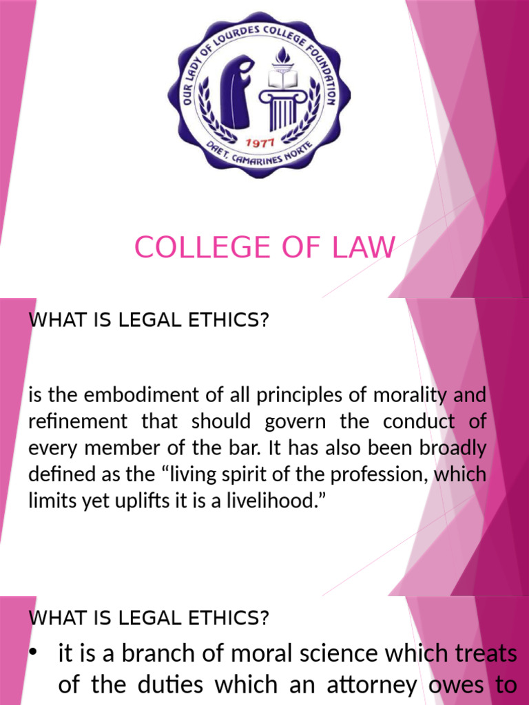 1 Basic Legal and Judicial Ethics Handout | PDF | Lawyer | Legal Ethics