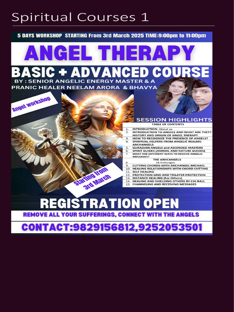 Spiritual Courses 1 | PDF