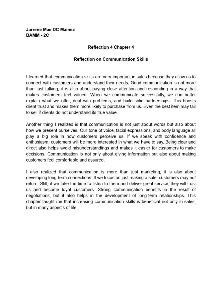 Reflection 4 | PDF