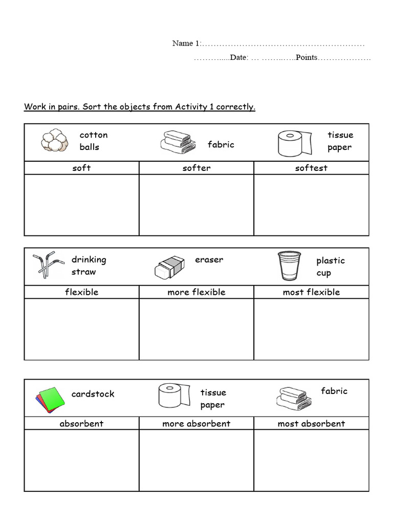 Worksheet 2-1 | PDF