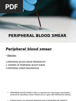 Blood Smear Preparation and Analysis | PDF | Staining | Blood Cell