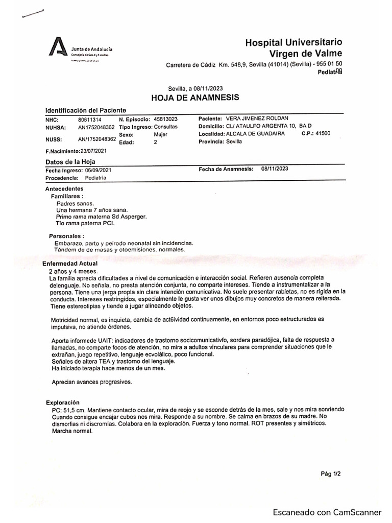 Informes Vera Jiménez Roldán -3-4 | PDF