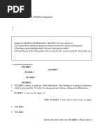 Mybulen Forte Dosage and Usage Guide | PDF | Analgesic | Drug Overdose
