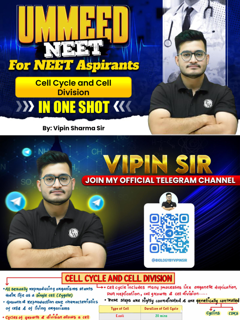 2. Cell Cycle and Cell Division NOTES | PDF | Respiratory Diseases ...