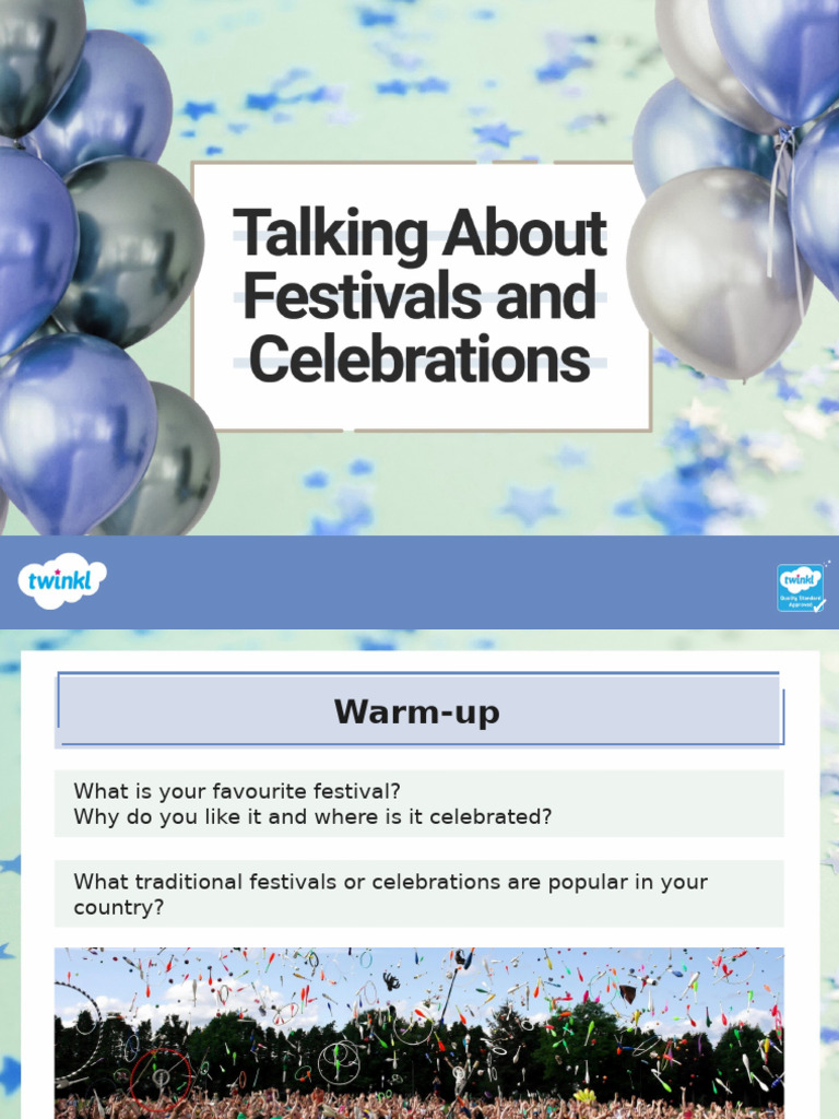 T 1726133260 Esl Talking About Festivals and Celebrations Lesson Adults ...