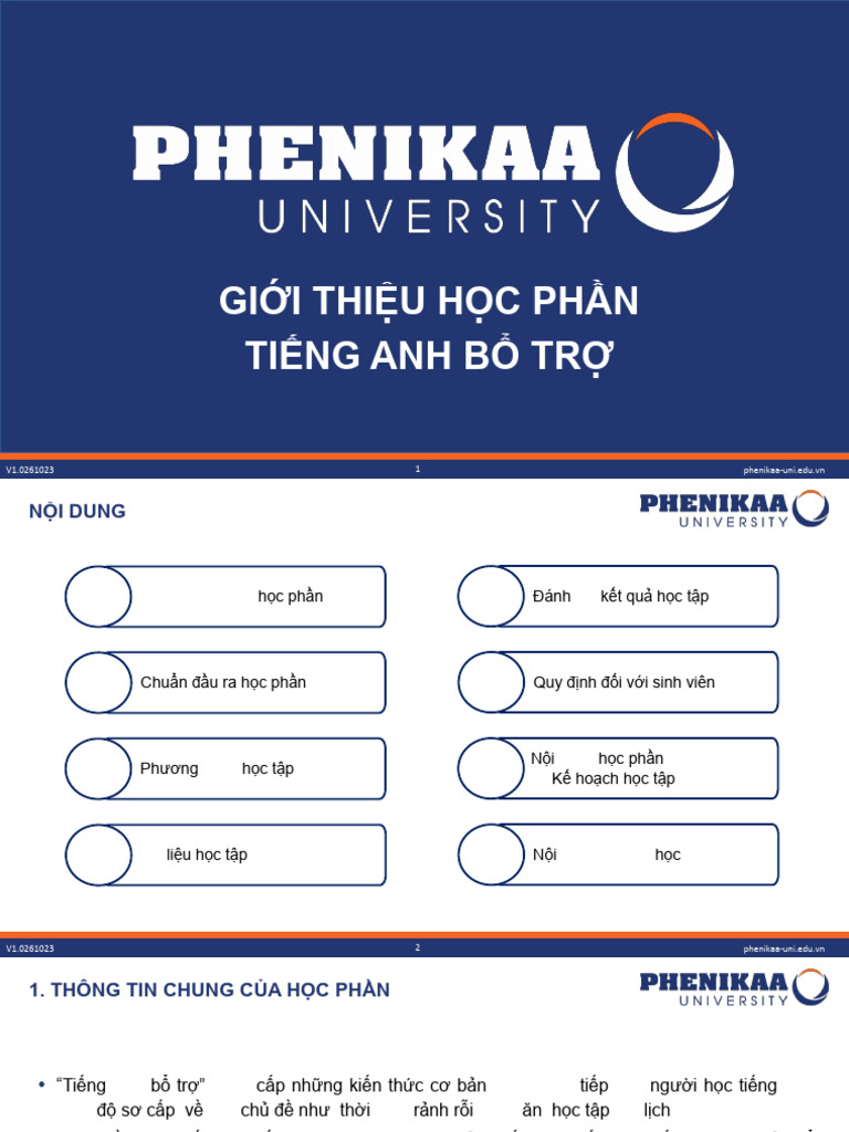 Giới Thiệu Học Phần TABT | PDF