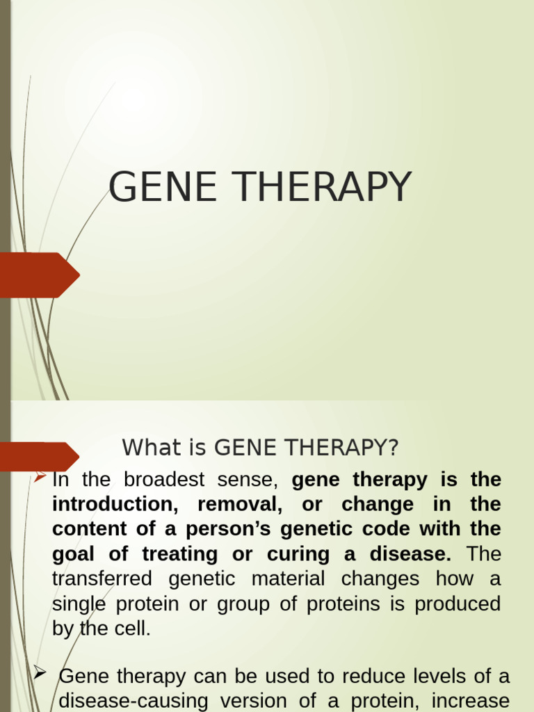 Gene-Therapy & Stem Cell | PDF | Gene Therapy | Stem Cell