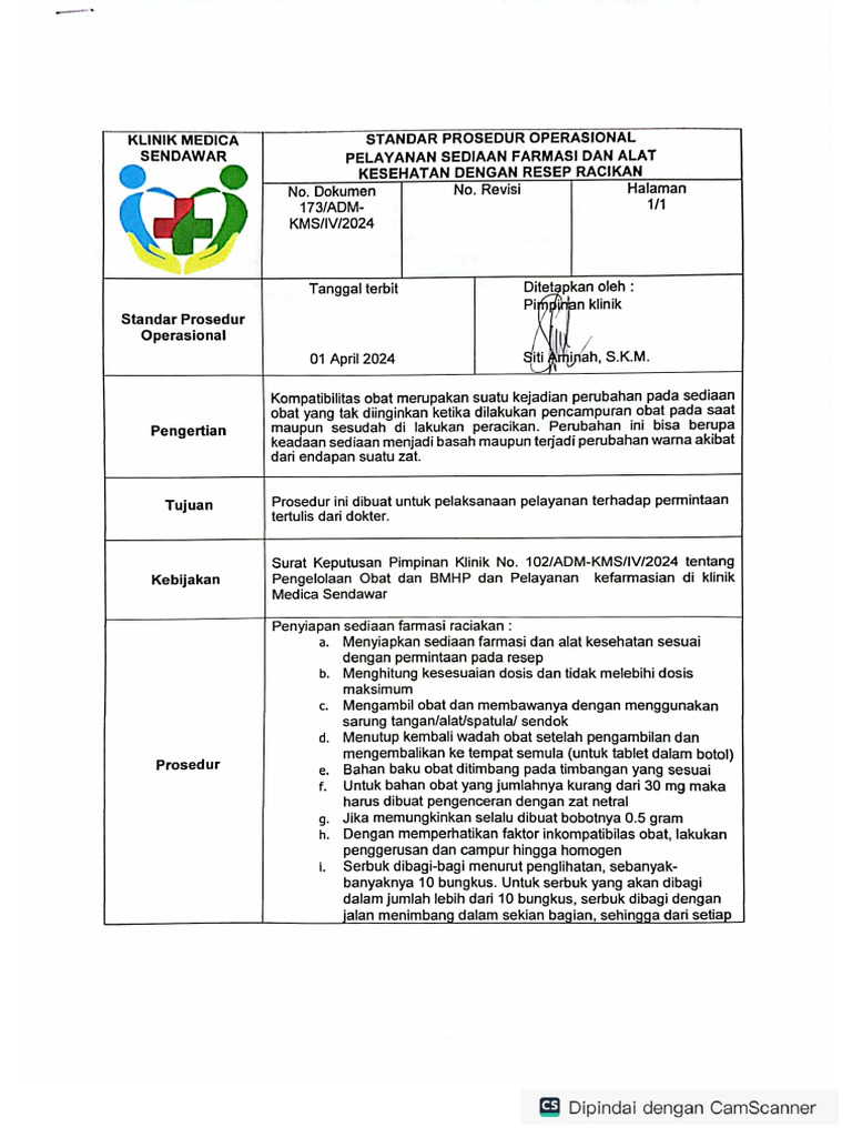 Spo Resep Racikan | PDF