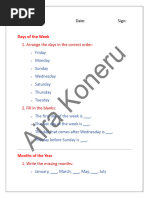 Abbreviations for Days of the Week | PDF | Career & Growth | Language ...