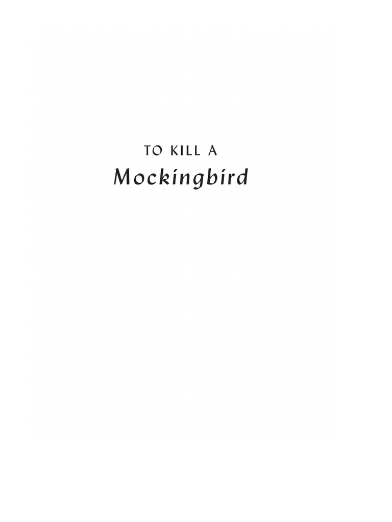 To Kill A Mockingbird A Graphic Novel (Fred Fordham, Harper Lee) | PDF
