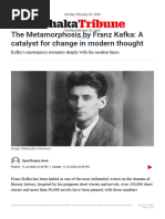 Kafka's Metamorphosis: An Analysis | PDF | The Metamorphosis | Franz Kafka