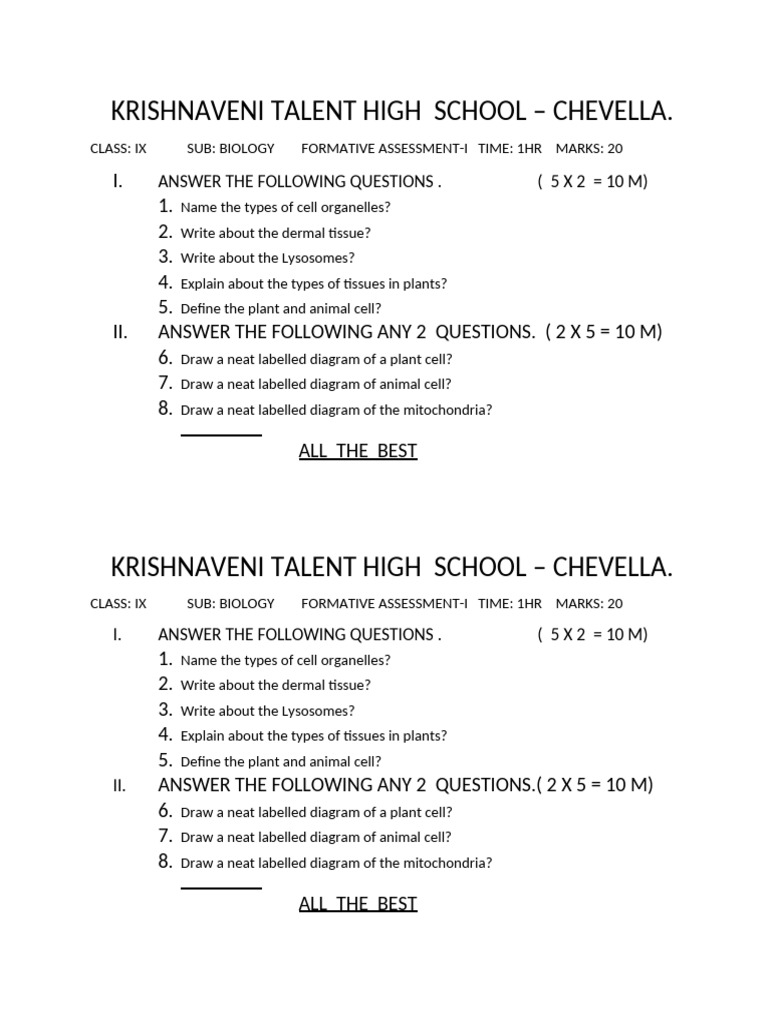 Fa1 QP 9 Class (AutoRecovered) | PDF
