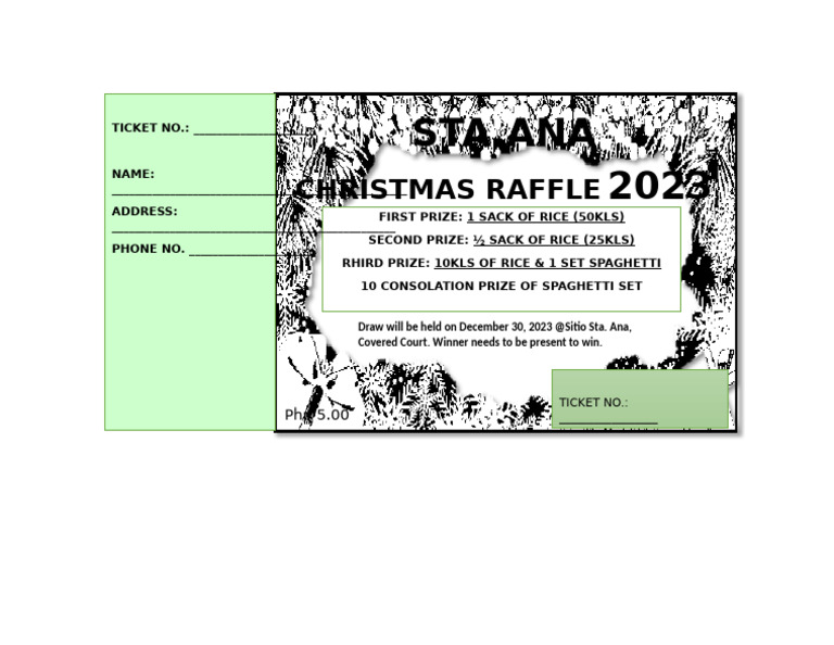 Raffle | PDF