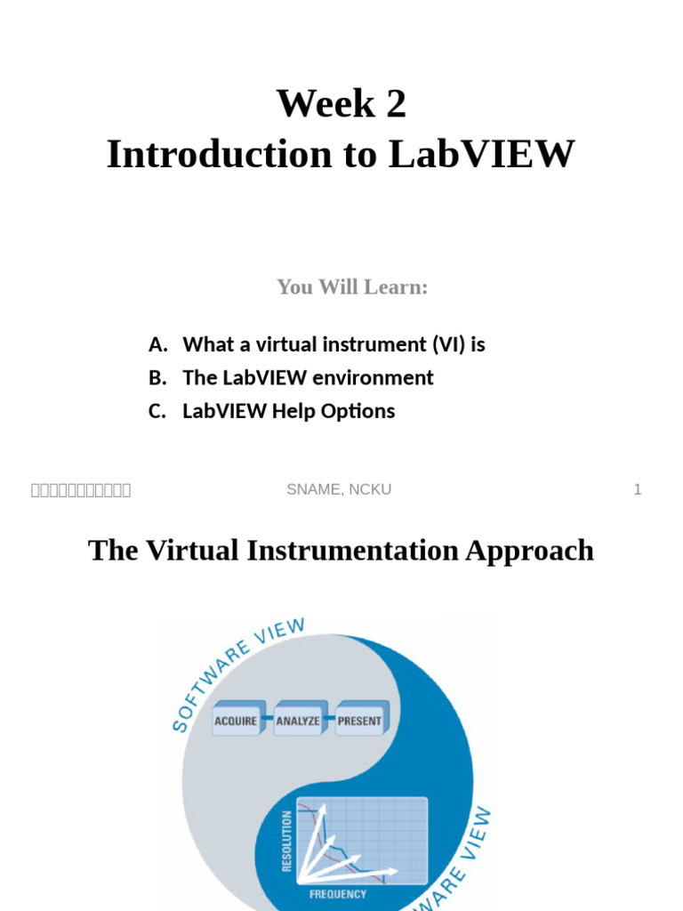LabVIEW - Introduction | PDF | Computing | Software