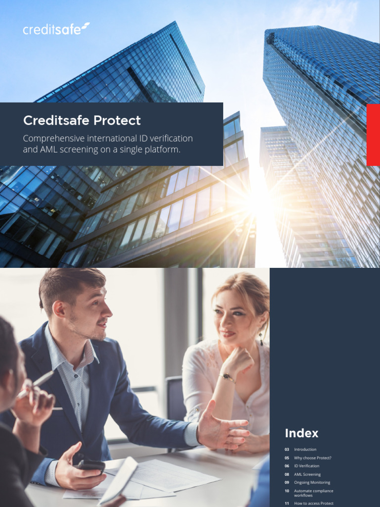 Creditsafe Protect Brochure | PDF | Regulatory Compliance | Computing