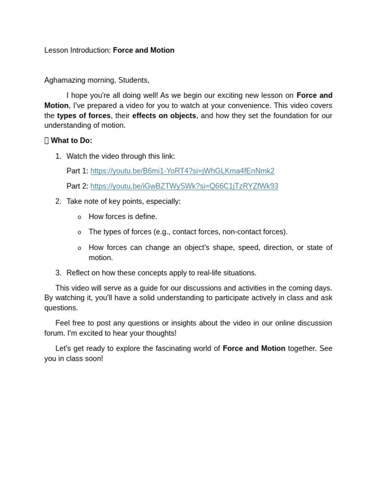 Third Quarter - Lesson Introduction | PDF