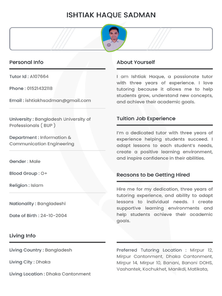 Long CV | PDF