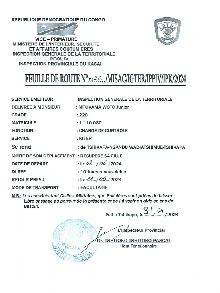 Feuille de Route | PDF