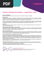 Sigma Aldrich Product Dating Information Statement | PDF | Sigma ...