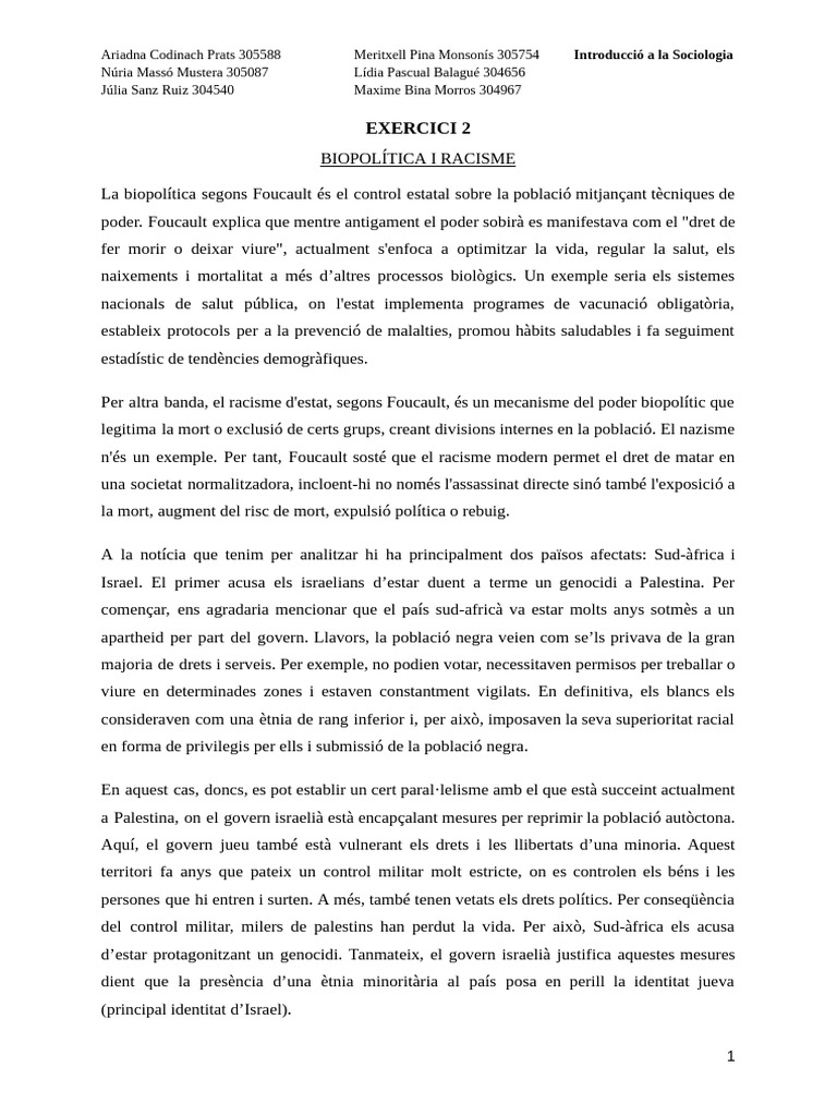 Lliurament - 2 - Documents de Google | PDF