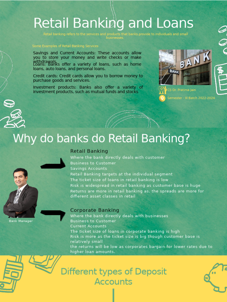 Retail Banking Services Overview | PDF | Cost Of Living | Transaction ...