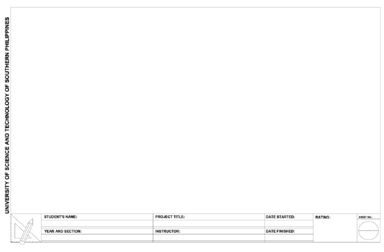 Use Long Size Bond Paper For Drawing Sheet | PDF
