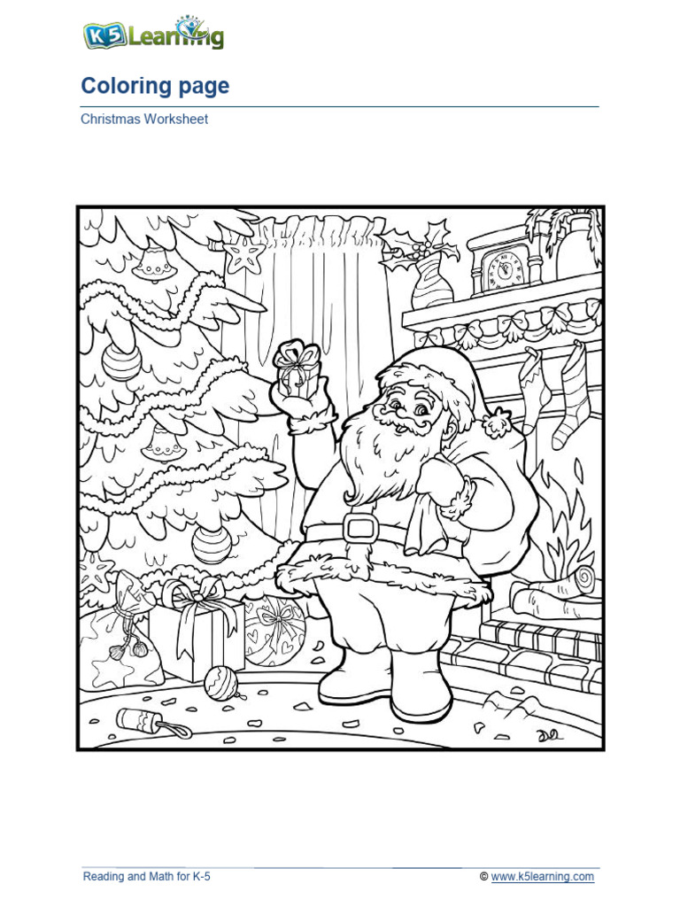 Christmas Coloring Page H | PDF