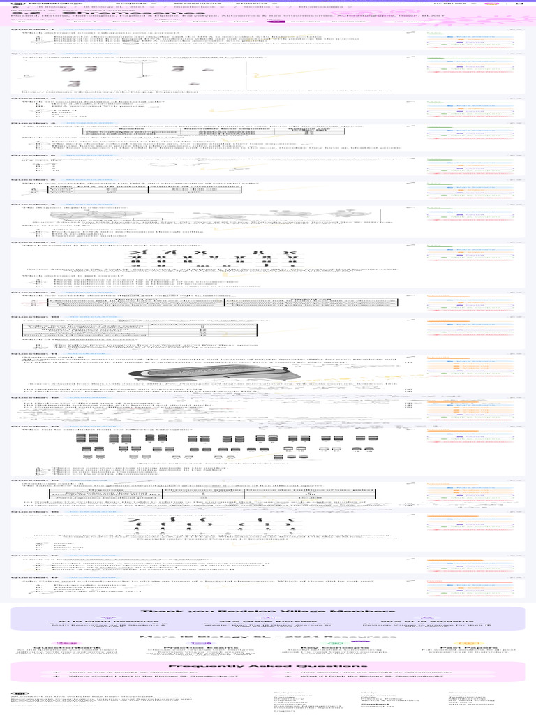IB Biology SL - 2024 Questionbank - Chromosomes | PDF | Chromosome | Ploidy