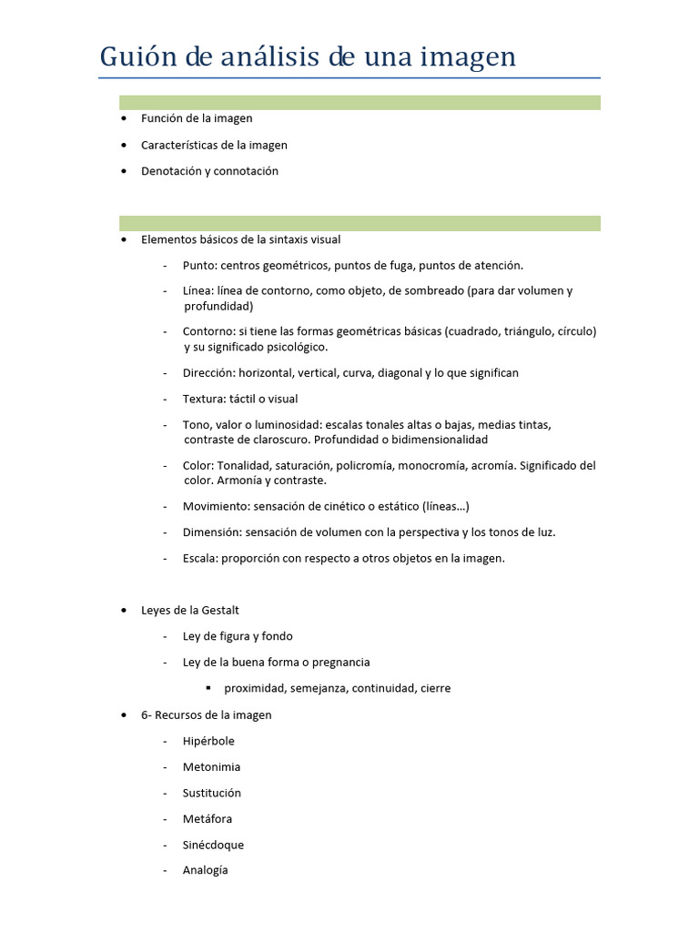 Análisis Completo de Imágenes Visuales | PDF | Perspectiva (Gráfica)
