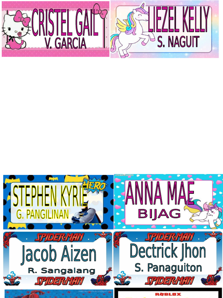 NAMETAG | PDF